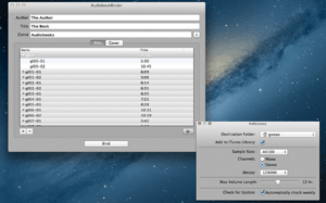 Create Audiobooks (M4B) from MP3 with Chapters and Bookmarks