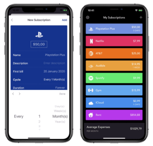 Keep track of subscriptions on iPhone, Android, and Computer (Web)