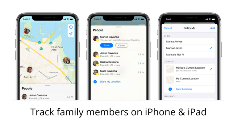 How to Track Family Members on iPhone and iPad