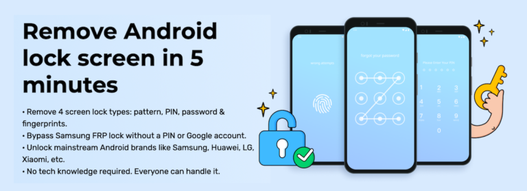 Remove Google FRP and Screen Lock from Android with Dr.Fone Screen Unlock