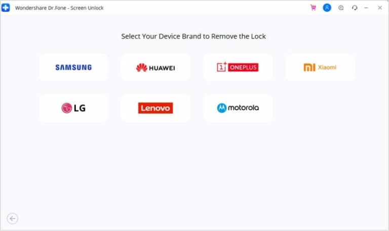Remove Google FRP and Screen Lock from Android with Dr.Fone Screen Unlock