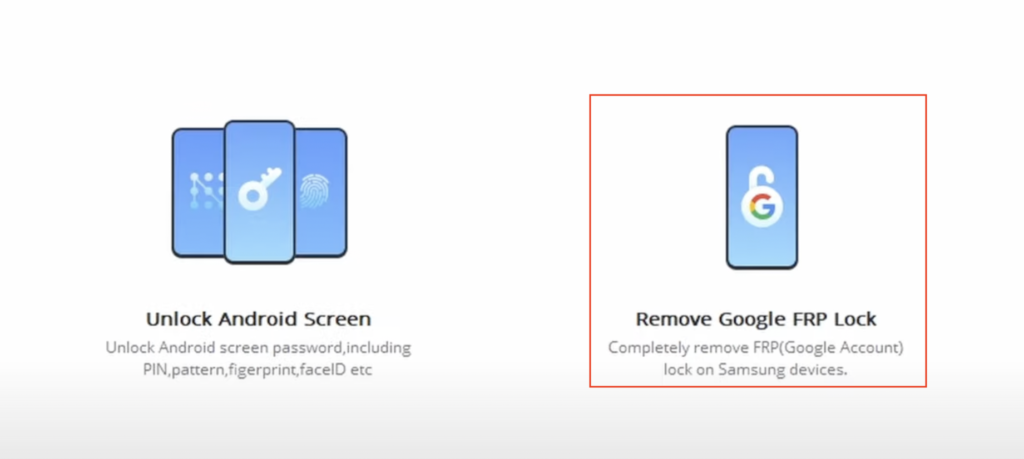 Remove Google FRP and Screen Lock from Android with Dr.Fone Screen Unlock