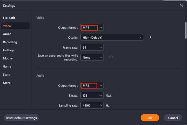 Record computer screen in high quality (up to 4K, 144fps) with RecExperts
