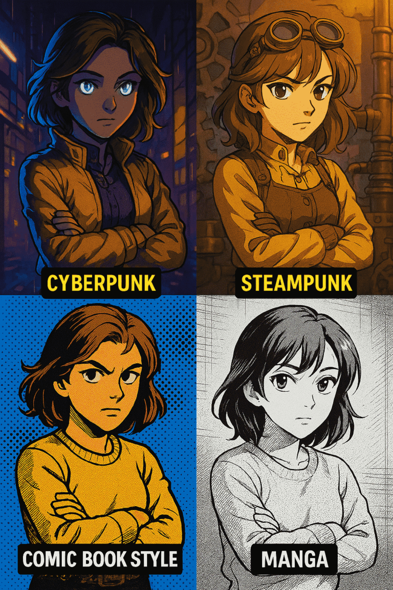 🎨Top 25+ Cartoon Art Styles for ChatGPT [Ghibli Alternatives]