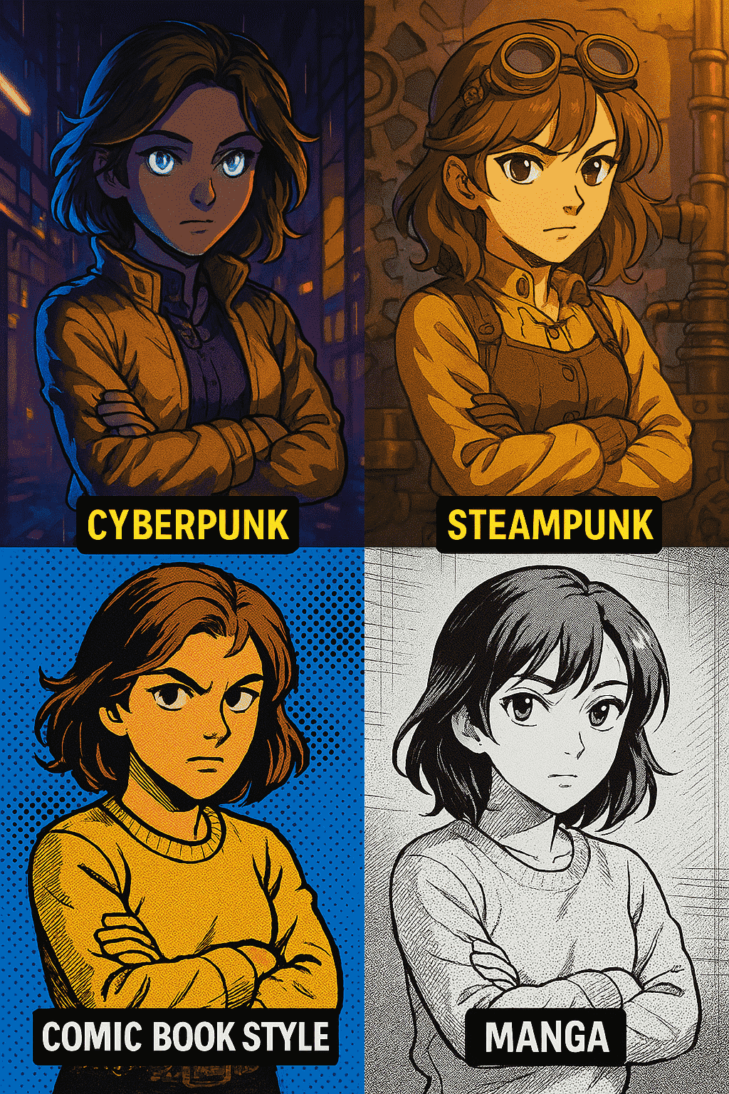 🎨Top 25+ Cartoon Art Styles for ChatGPT [Ghibli Alternatives]