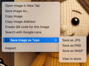 How to Save Images as PNG or JPG Instead of WebP on Chrome